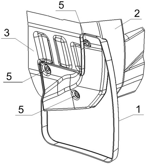一种挡泥板安装结构的制作方法