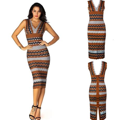 Vestido Bandage de rayón sin mangas de alta calidad vestido elegante