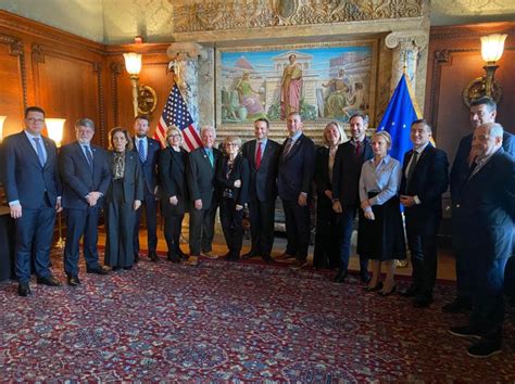 The Members Of The Us House Of Representatives And The European Parliament Met In Washington D