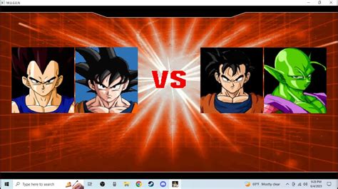 SSJ Goku Vegeta VS Gohan Piccolo YouTube