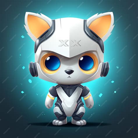 Premium Ai Image Cute Mascot Logo For A Futuristic