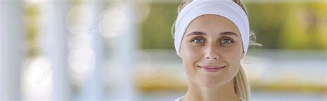 An Attractive Blonde Woman With Blue Eyes In Her Late Thirties Wearing