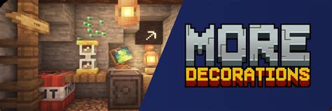 Install More Decorations [forge] Quality Update Minecraft Mods