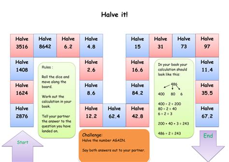Ks2 Maths Halving Game And Doubling Investigation Odd And Even