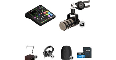 RODE RODECaster Duo 2 Person Podcasting Kit With PodMics
