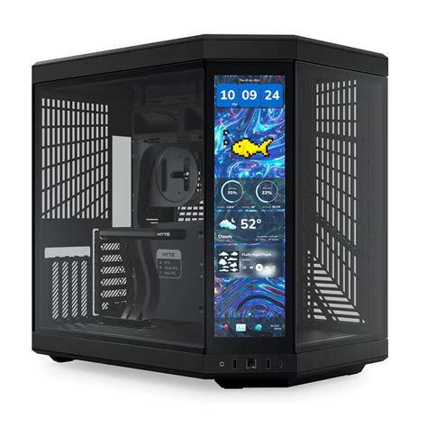 Gabinete Hyte Y70 Touch Infinite Atx Mid Tower Doble Cámara Con