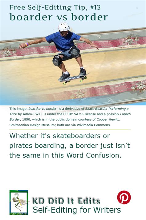 Word Confusion Boarder Versus Border Kd Did It