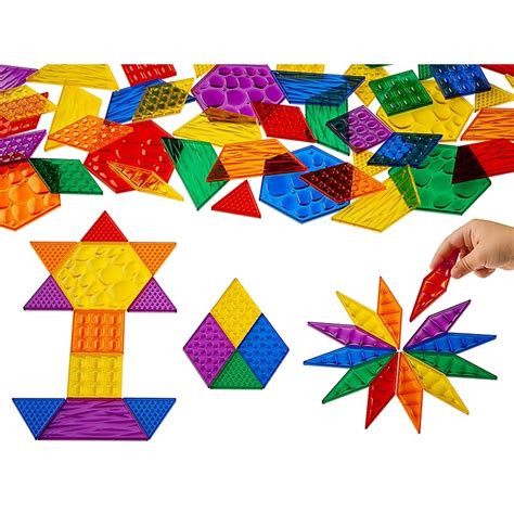 Translucent Sensory Pattern Blocks