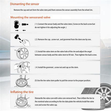 LAUNCH 2 In 1 Universal TPMS Replacement Sensor 315 MHz 433 MHz Discount Tools NZ
