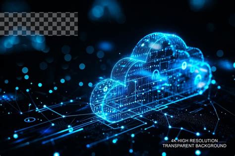 Premium Psd Abstract Cloud Computing Structure The Data Transfer