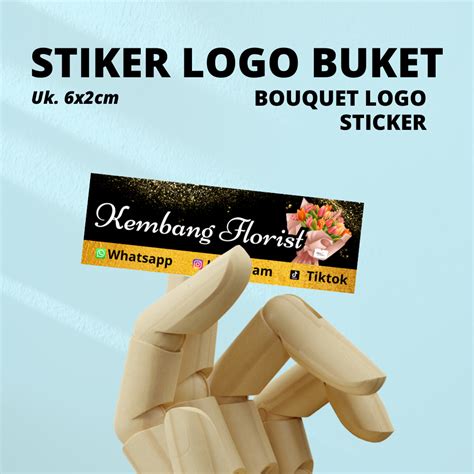 Jual Stiker Buket Bunga Bouquet Flower Florist A3 Sun