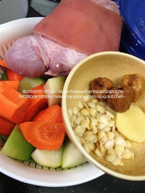 青紅蘿蔔鹹豬手湯 附蒜蓉醋汁。食譜食譜、做法 小高廚房的cook1cook食譜分享