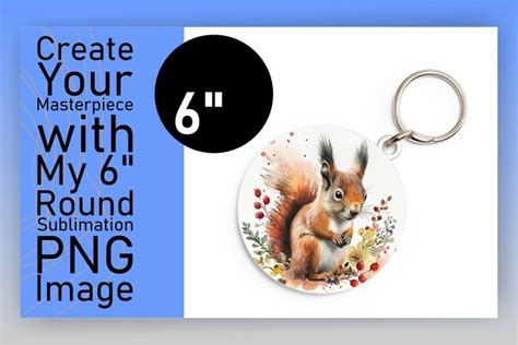 Cheerful Squirrel Car Coaster Sublimation Art 3343252