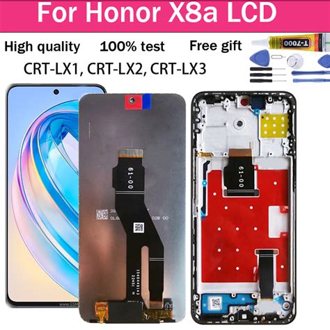 อะไหล่หน้าจอสัมผัส Lcd แบบเปลี่ยน สําหรับ Honor X8a Crt Lx1 Crt Lx2 Crt Lx3 Shopee Thailand
