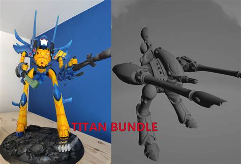 3d Datei Space Elves Titan Bundle Ghost Phantom Und Scout Roboter