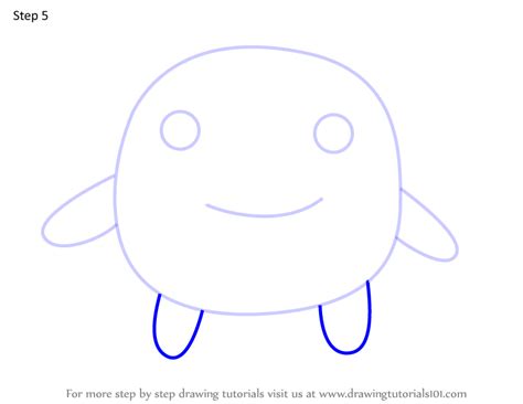 How To Draw Tamatchi From Tamagotchi Tamagotchi Step By Step