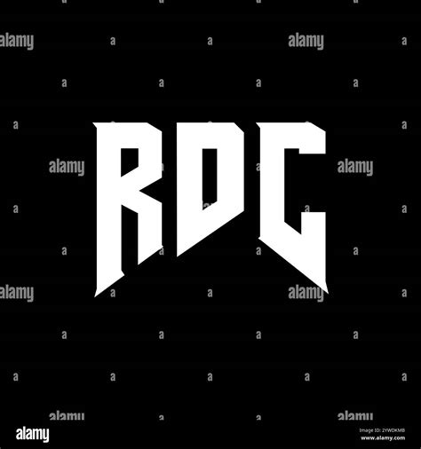 Rdc Letter Logo Design For Technology Company Rdc Logo Design Black
