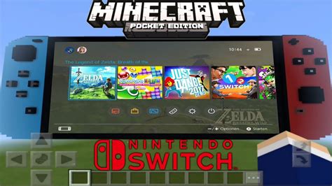 REAL WORKING Nintendo SWITCH In Minecraft PE YouTube