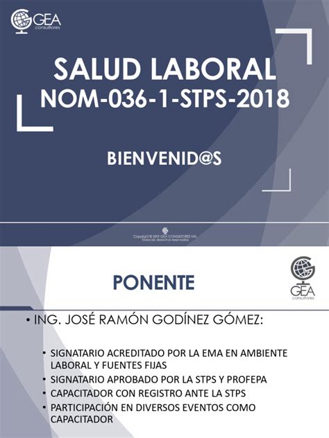 Cumplimiento De Nom 036 1 Stps 2018 Pdf Factores Humanos Y