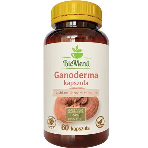 Biomenü Bio Ganoderma Gomba Kapszula 60 Db