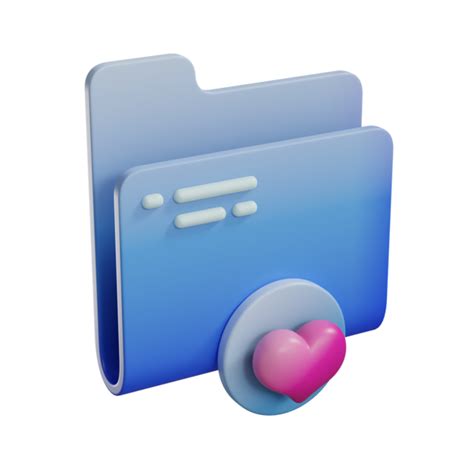 Folder Icon Premium 3d Model