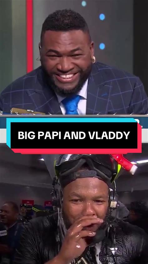 Vladdy Jrs Hilarious Big Papi Impression Tiktok