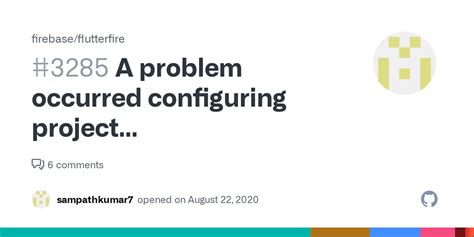 A Problem Occurred Configuring Project Cloudfirestoreweb Failed