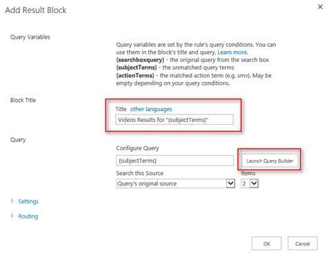 Sharepoint 2013 How To Create Custom Intent Based Results Blocks Using