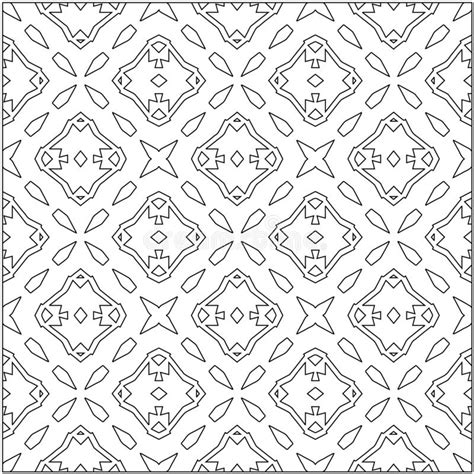 Geometric Vector Pattern With Triangular Elements Seamless Abstract