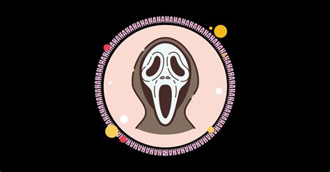 Pink Ghostface Pink Ghostface Sticker Teepublic