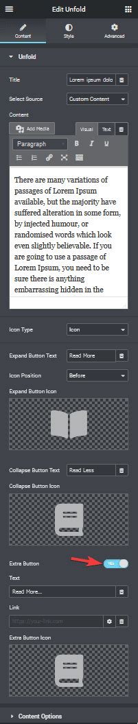 Unfold Elementor Widget Settings Overview The Plus Addons For Elementor