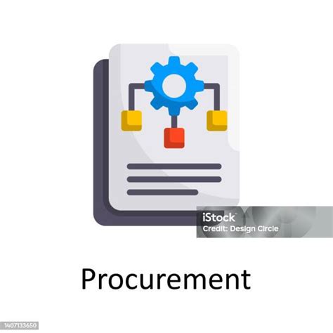 Procurement Vector Flat Icon Design Illustration Project Managements