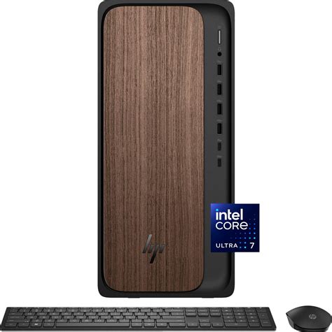 Customer Reviews Hp Omnidesk Desktop Intel Core Ultra Gb Ddr Memory Tb Ssd Dark Wood M