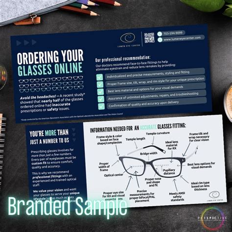 Online Glasses Ordering Faq Card Etsy