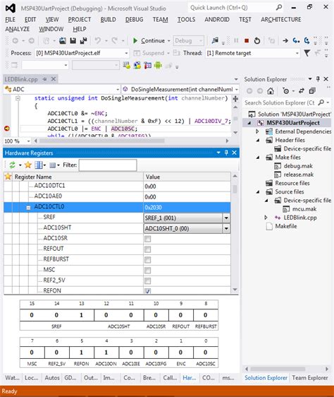 Using The UART Interface Of The Msp430 Devices VisualGDB Tutorials