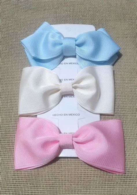 Set de moñitos básicos en tonos pastel Moños Tonos pastel Lazos