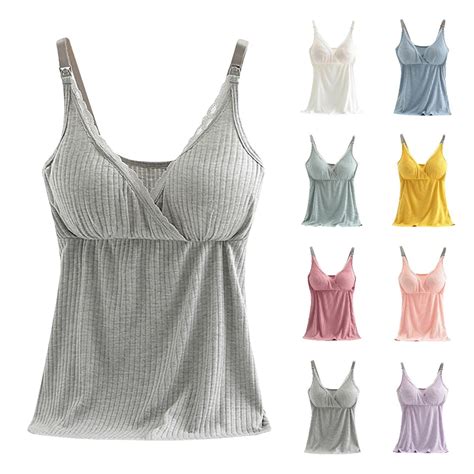 Avrntaa Nursing Cami Tank Tops For Breastfeeding Women Nursing Tops
