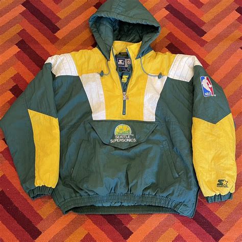 Seattle Super Sonics 90s Authentic Starter Depop