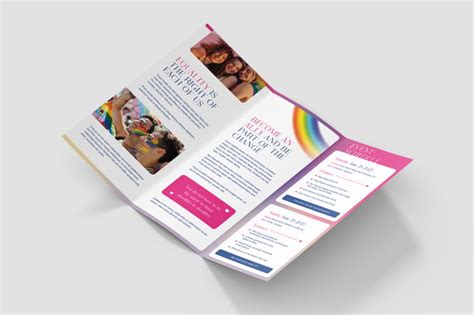 Lgbt Brochure Tri Fold Template Print Templates Ft Parade And Love Envato