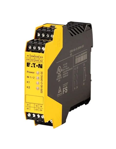 Eaton Emergency Stop Safety Relay 24vdc Ac 118700 Matyco