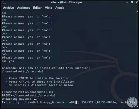 Instalar Anaconda Kali Linux 2021 Solvetic