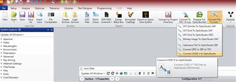 Import Code V Zemax Community