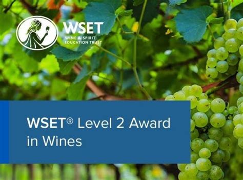 Wset Level 2 Award In Wine Saturday Classroom Sep 2026 East