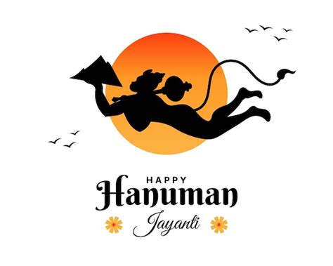 Premium Vector Happy Hanuman Jayanti Festival Celebration Of The