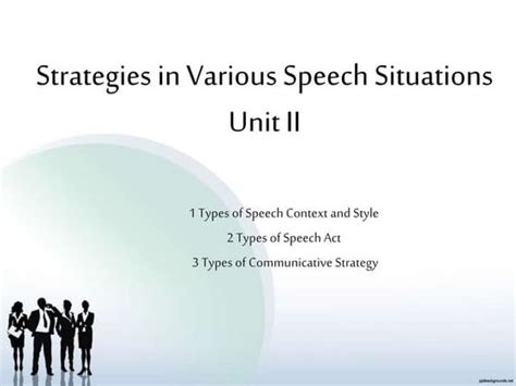 Types Of Speech Context And Styles Pptx