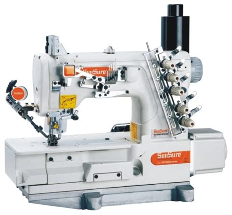 Direct Drive Flatbed Interlock Sewing Machine With Auto Trimmer