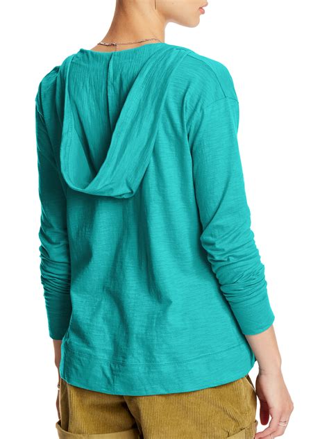Hanes Womens Athleisure Slub Jersey Full Zip Hoodie Sizes S Xxl