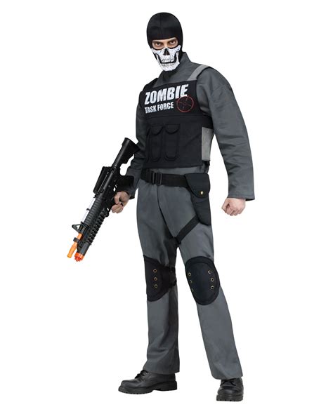 Zombie Commando Costume | Zombie hunter disguise | horror-shop.com
