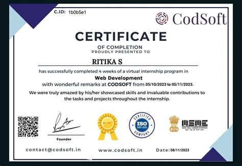 ritika suresh on linkedin codsoft cip