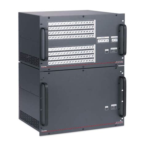 Extron Electronics 64 Series Matrix Switcher Specifications Manualslib